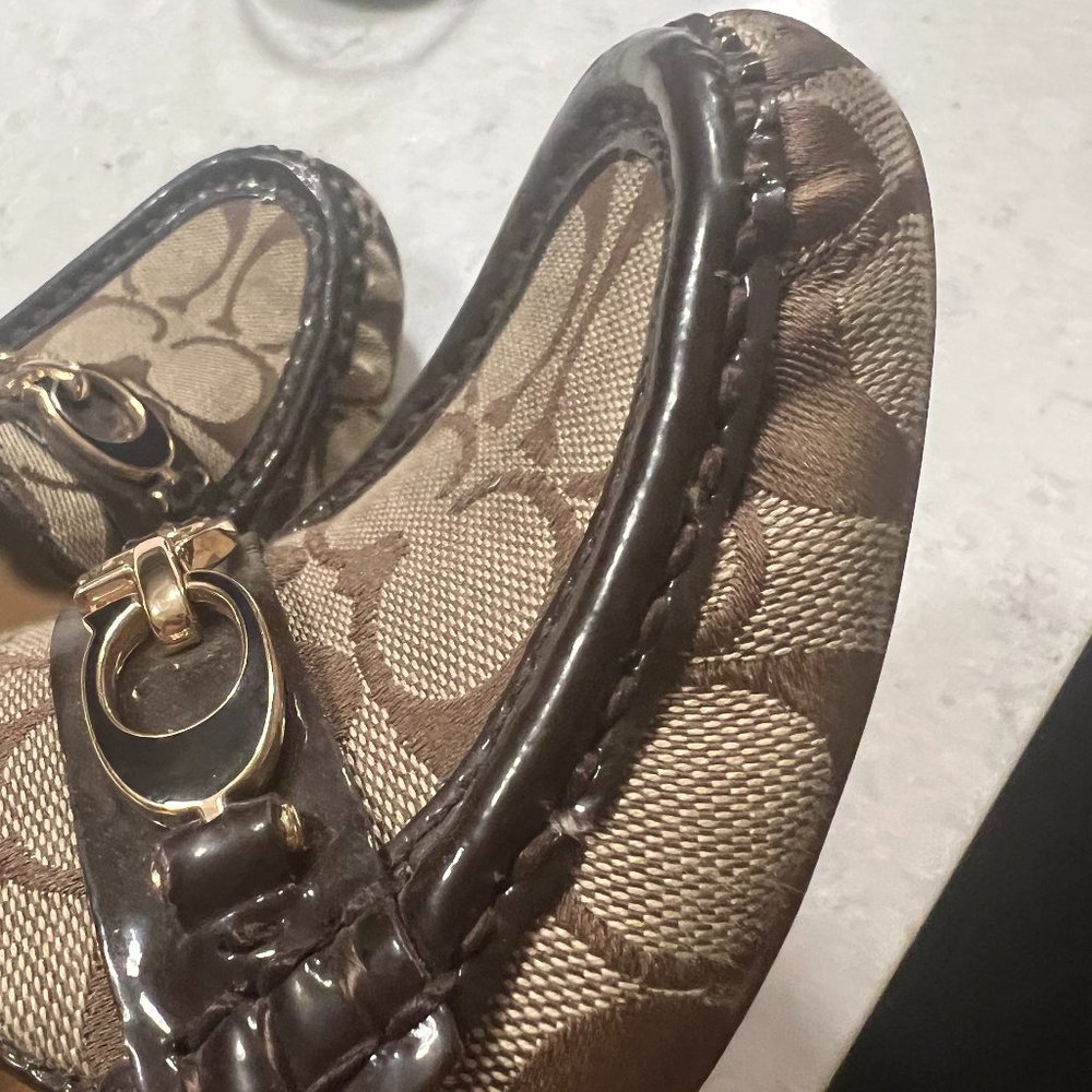 Coach Fortunata Signature C Jacquard Loafers - Gem